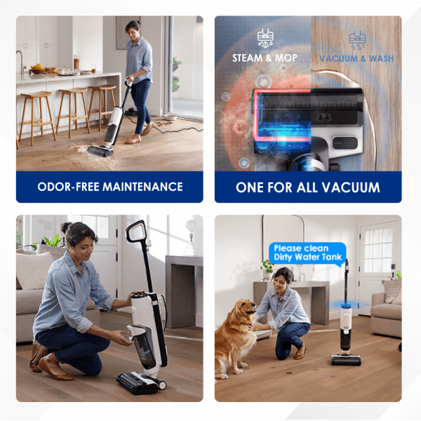 Tineco Floor One S5 Steam Smart Wet Dry Floor Washer Vacuum Cleaner ...